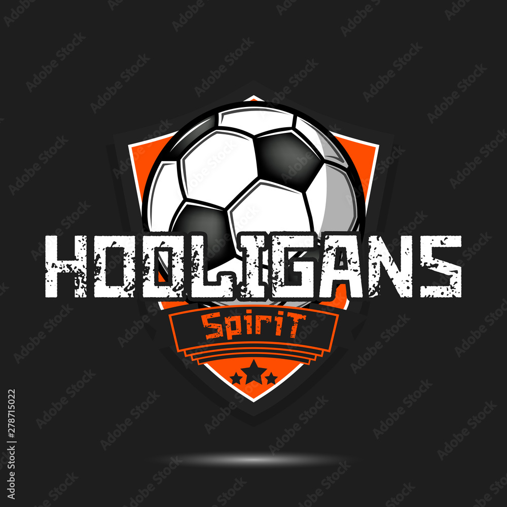 Hooligans Football Logo