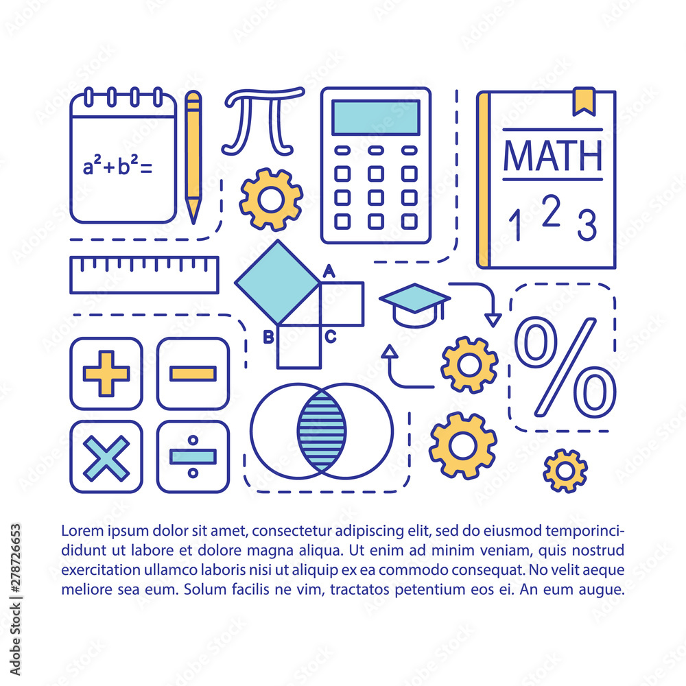 Math Cover Page Template