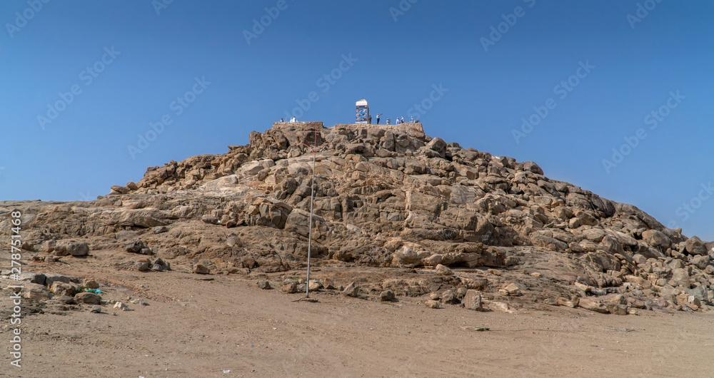 Mount Arafat of mercy (Jabal Rahmah) Stock Photo | Adobe Stock