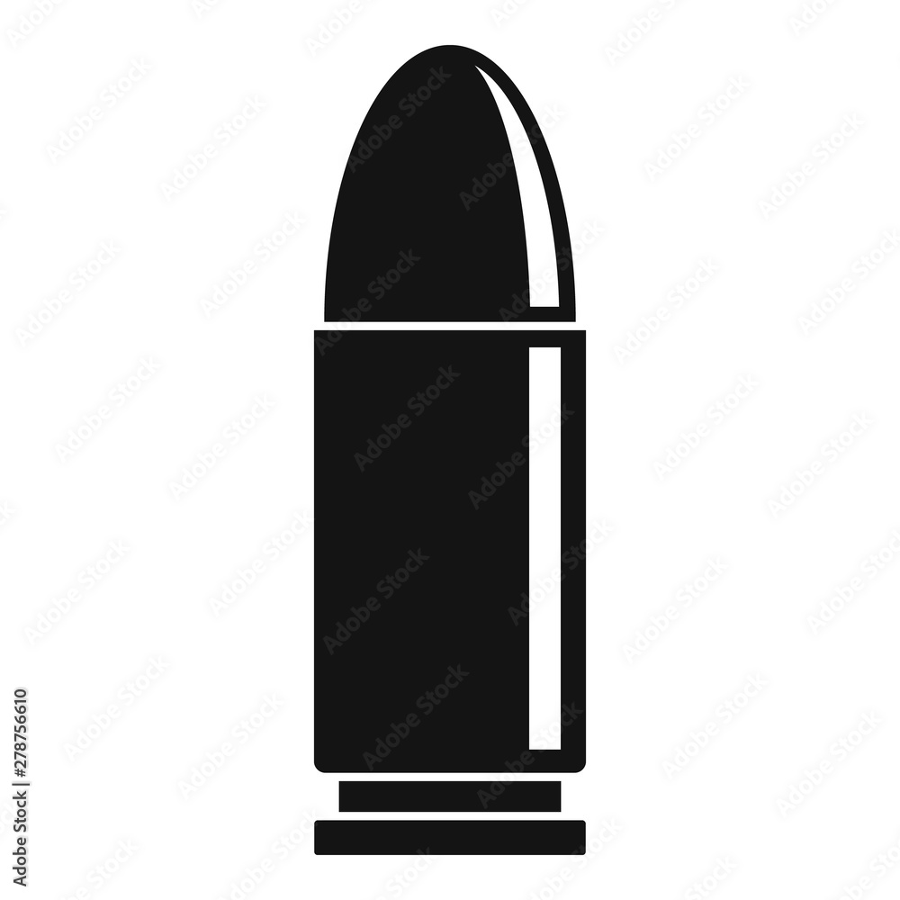 Bullet icon. Simple illustration of bullet vector icon for web design ...