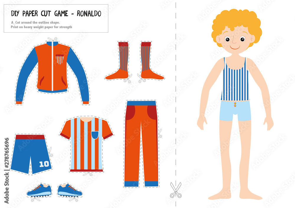 Cut and paste worksheets to help kindergarten and preschoolers develop ...