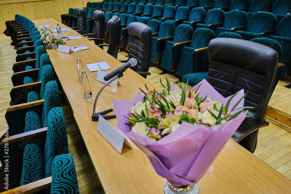 Assessment of the participants of the music competition. Place for ...