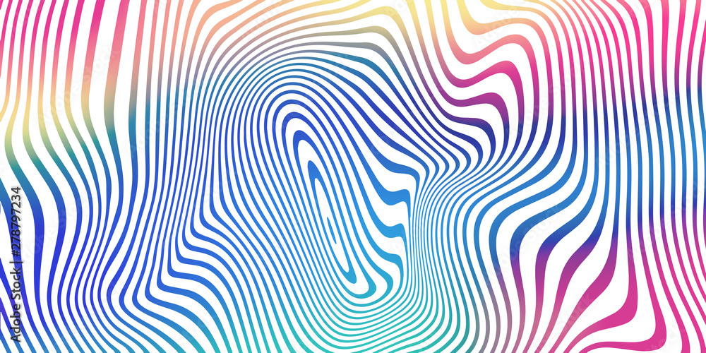 Liquid color blend background, holographic iridescent stripes pattern ...