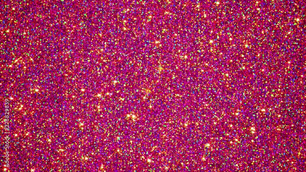 Sparkling Glamorous Pink Glitter Particles. Seamlessly looping animated ...