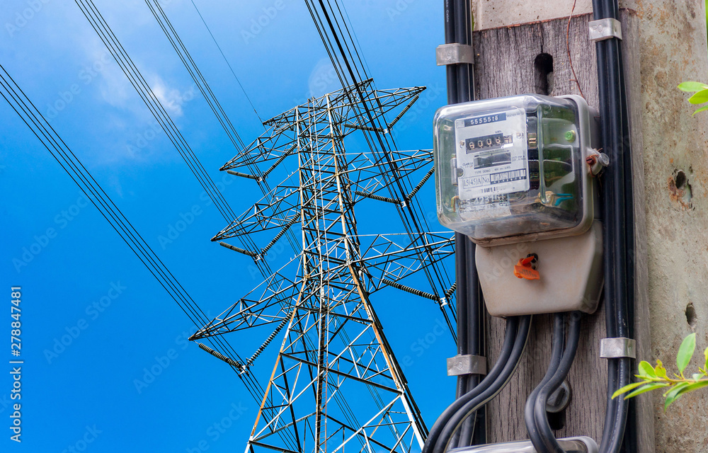 Electricity meter Cobb energy pouring maintains topology background ...