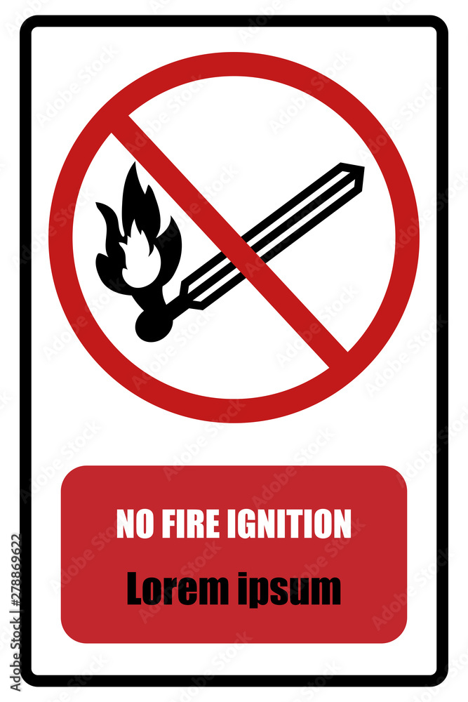 No open flame sign. no access with open flame.No fire vector sign ...
