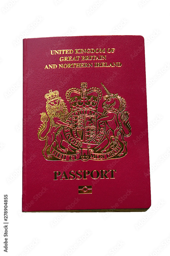 The new British Passport of the United Kingdom of Great Britain and ...
