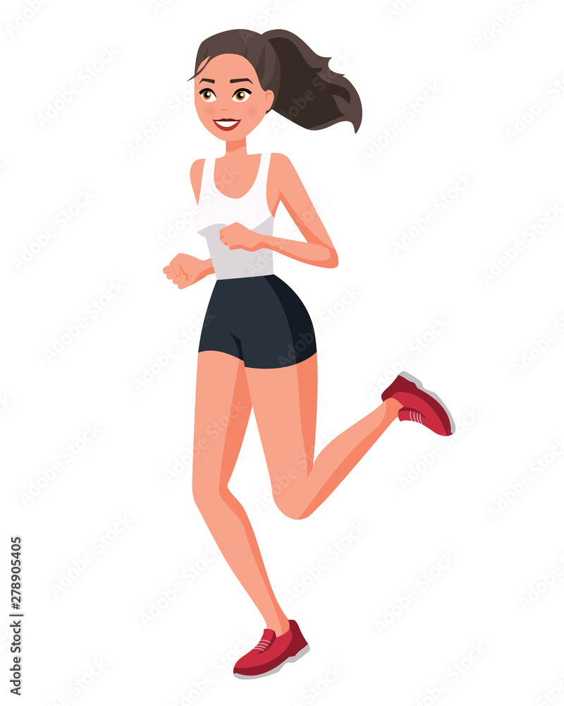 Someone Running Cartoon