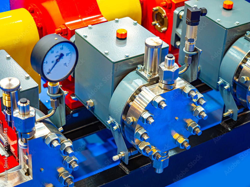 Equipment for gas supply. Gas pipelines with a pressure gauge ...