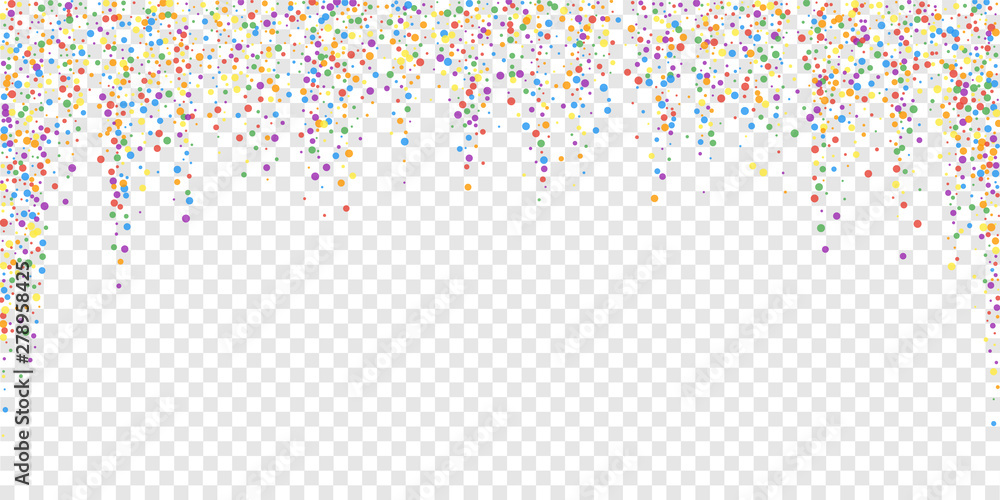 Festive confetti. Celebration stars. Rainbow confe Stock Vector | Adobe ...