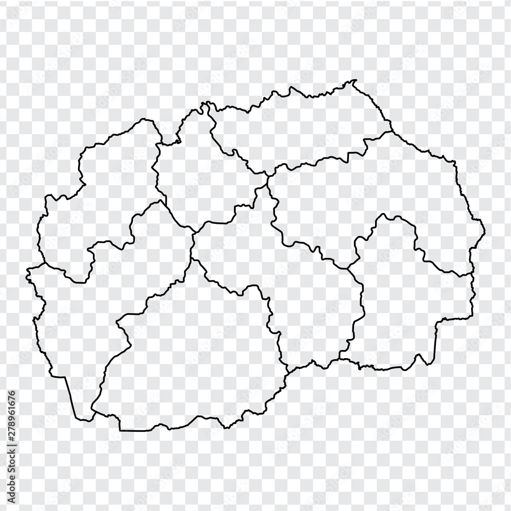 Macedonia map blank