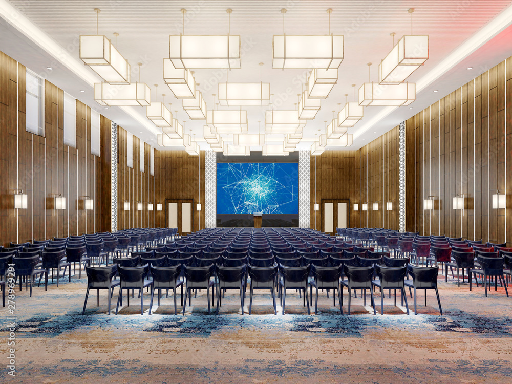 3d render conference room Stock Illustration | Adobe Stock