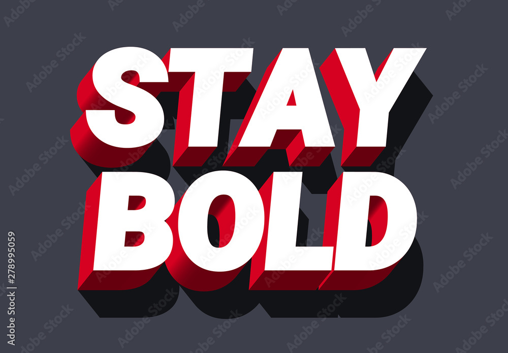 3D Block Letter Text Effect Stock Template | Adobe Stock