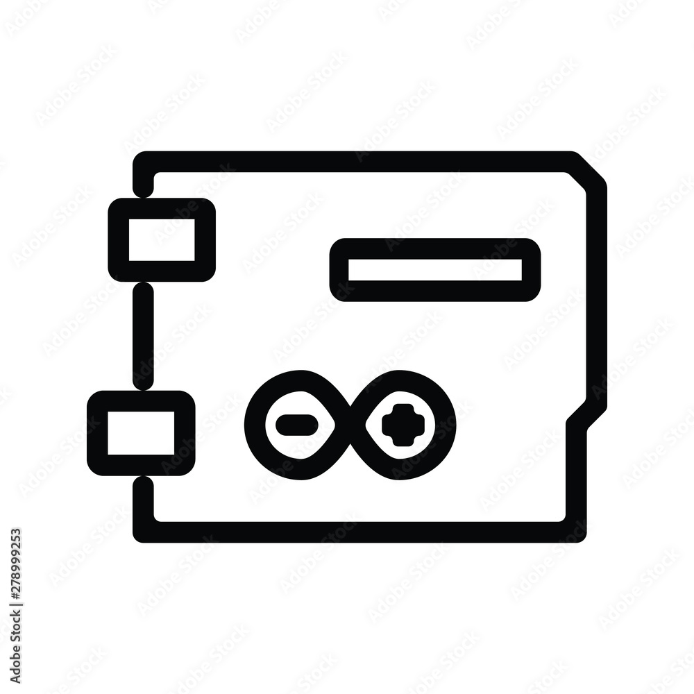 Basic vector arduino icon . Stock Vector | Adobe Stock