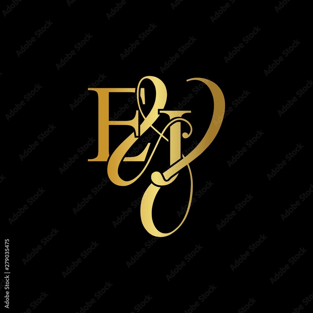 E & J / EJ logo initial vector mark. Initial letter E & J EJ luxury art ... E & J / EJ logo initial vector mark. Initial letter E & J EJ luxury art ...