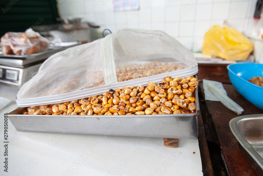 cancha corn peruvian tray Stock Photo | Adobe Stock