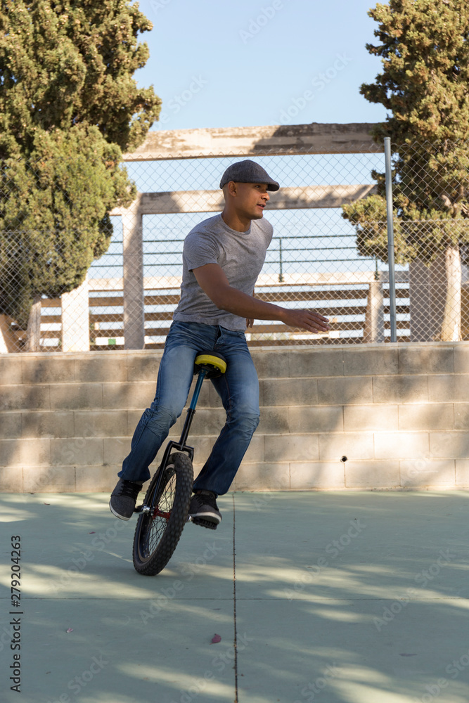 Unicycle Riding
