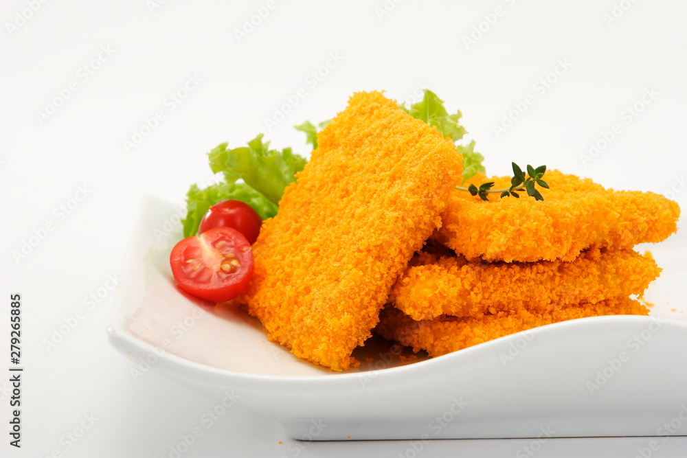 Breaded Fish Chip ,Breaded Chicken Chop, Breaded Fish Nugget Stock ...