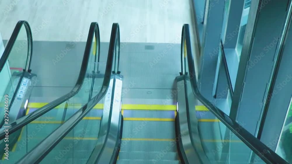 Escalators that help facilitate the maneuvering of human beings Stock ...