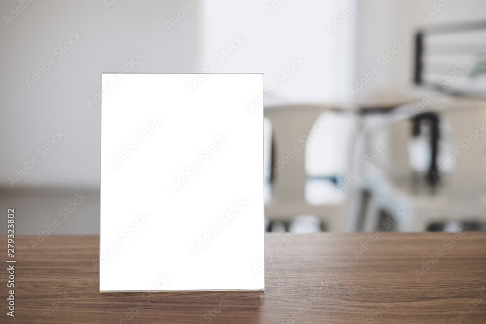 Mock up acrylic frame posters pattern template forms background, blank ...