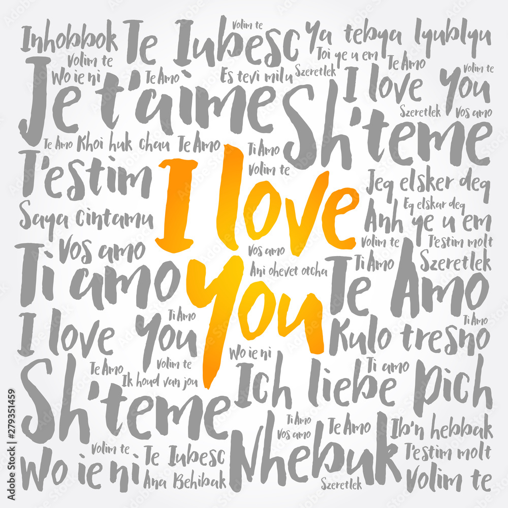 The Words I Love You In Different Languages