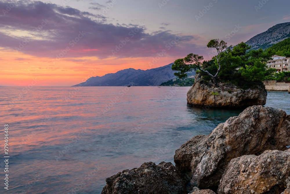 Brela Stone (Kamen Brela) - a symbol of Brela, a popular natural ...