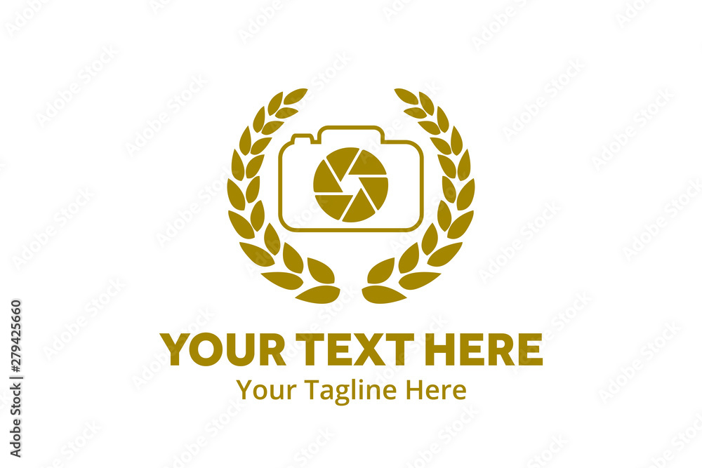 simple camera logo creative design in flat style with color .camera ...