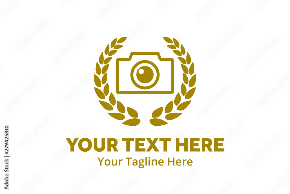 simple camera logo creative design in flat style with color .camera ...