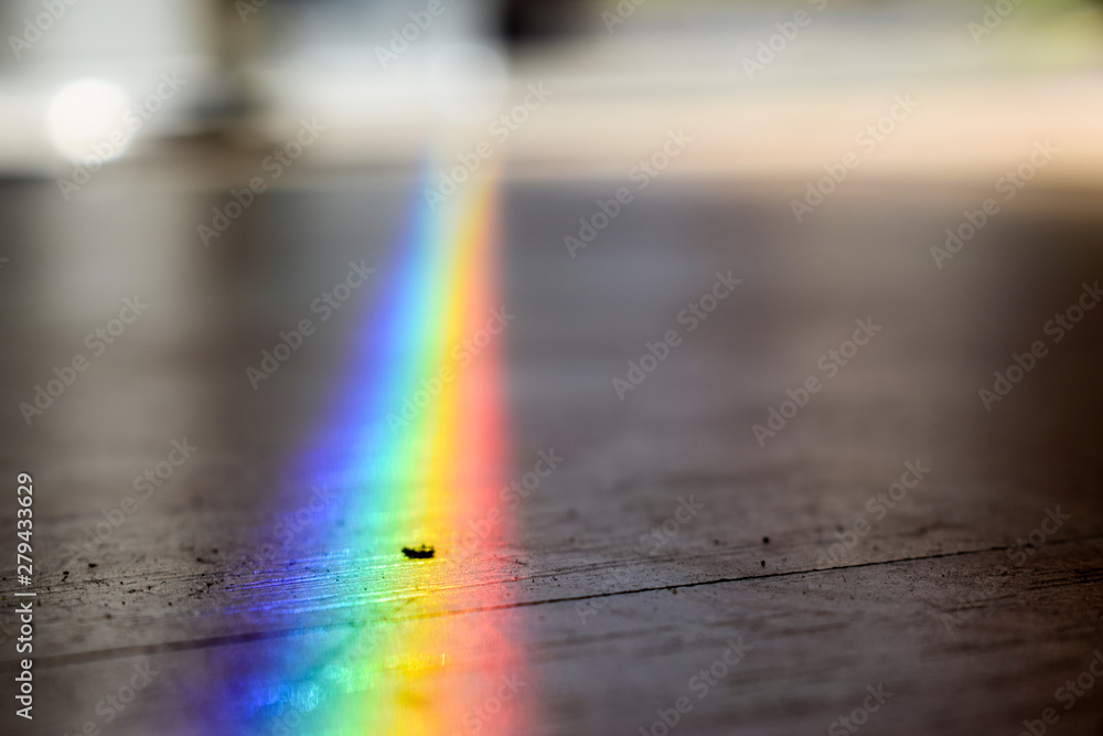 Newtons law, color spectrum, rgb Stock Photo | Adobe Stock