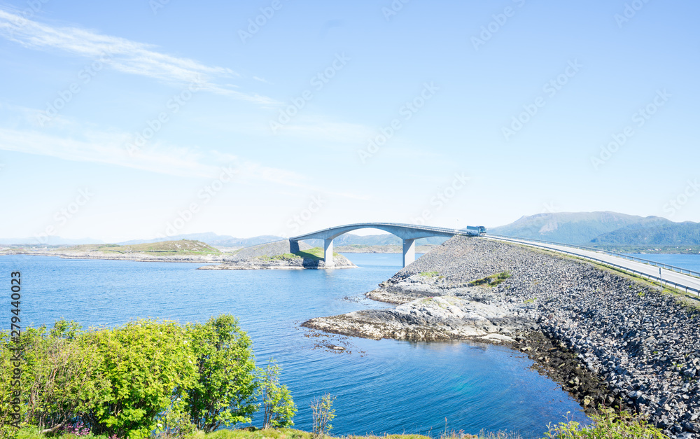 The Atlantic Ocean Road (also known as Atlanterhavsvegen or ...