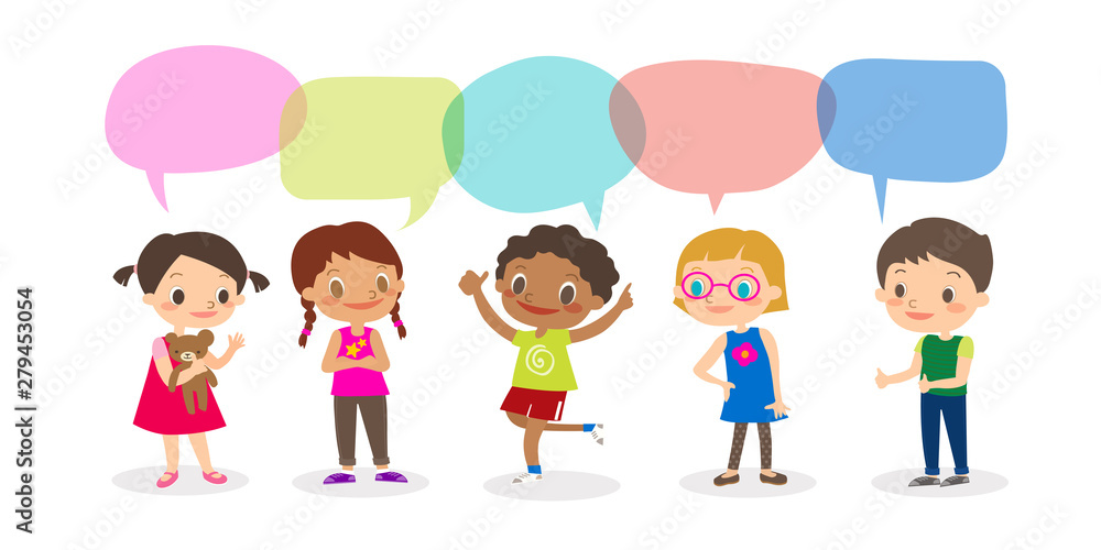 Child Sharing Cartoon