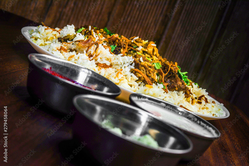 malabar beef biriyani kerala style Stock Photo | Adobe Stock
