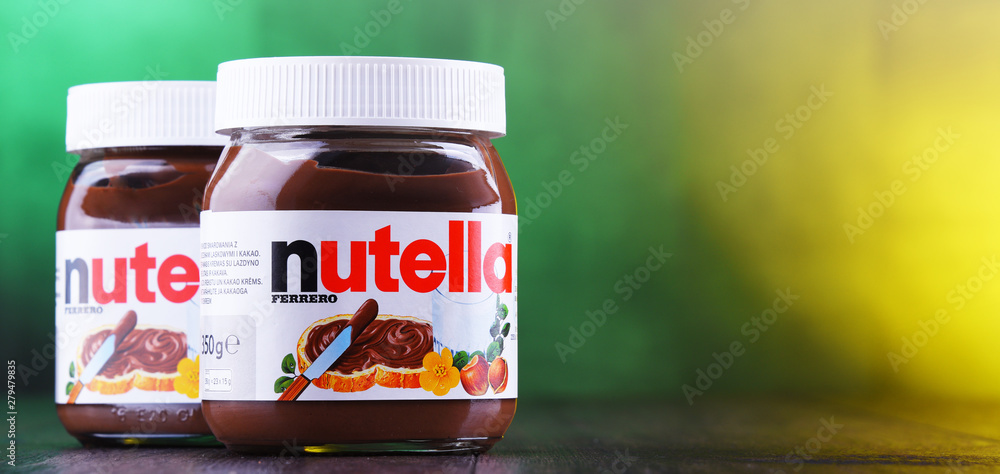 Jars of Nutella spread Stock Photo | Adobe Stock