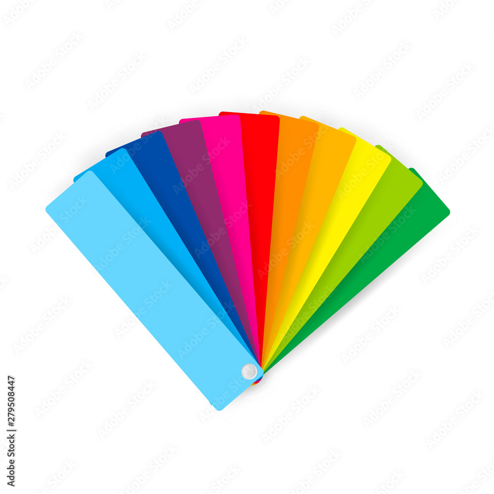 Color palette guide on transparent background Stock Vector | Adobe Stock