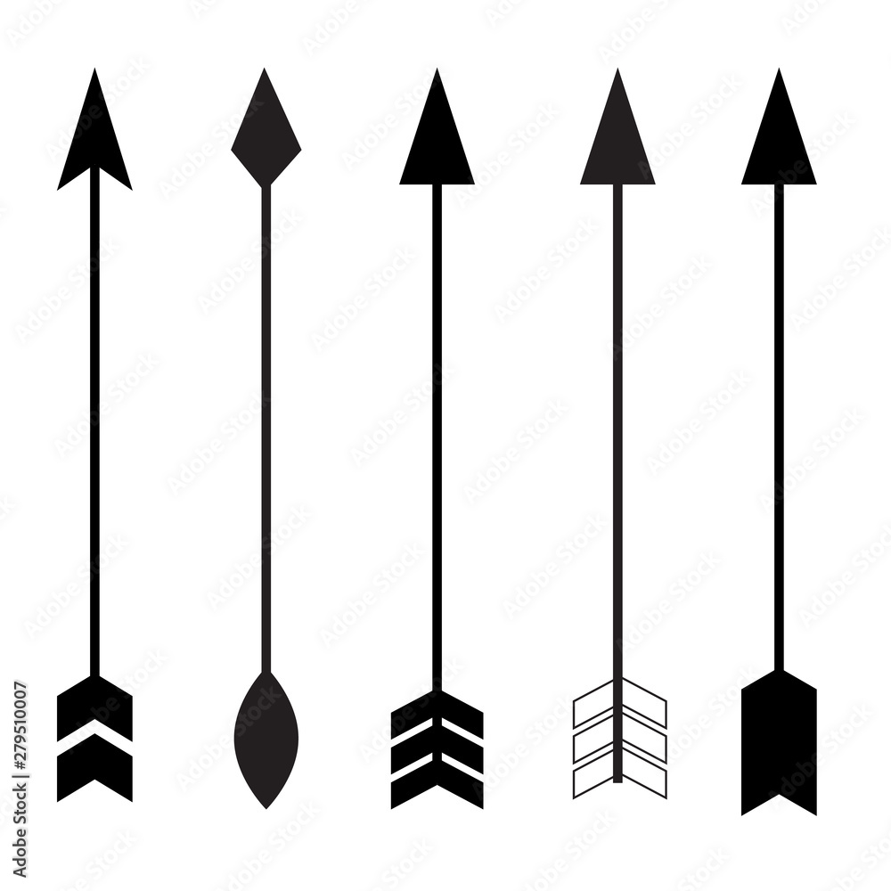 arrow icon on white background. flat style. split arrow icon for your ...