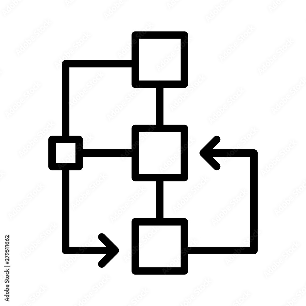 flowchart Stock Vector | Adobe Stock
