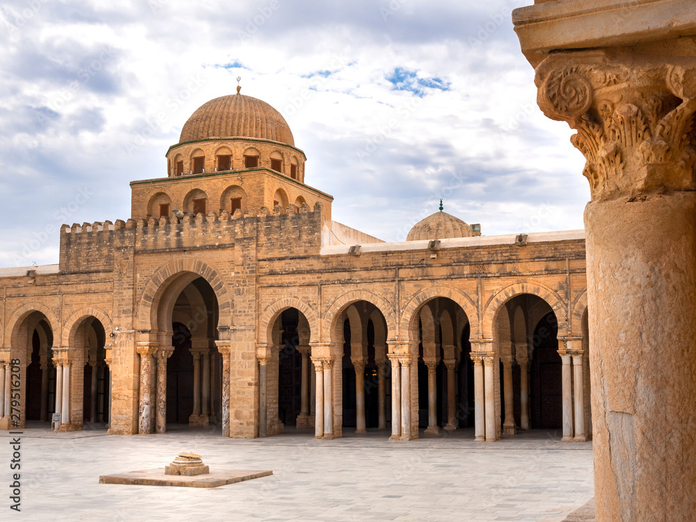 The Great Mosque at Kairouan in Tunisia is one of the most impressive ...