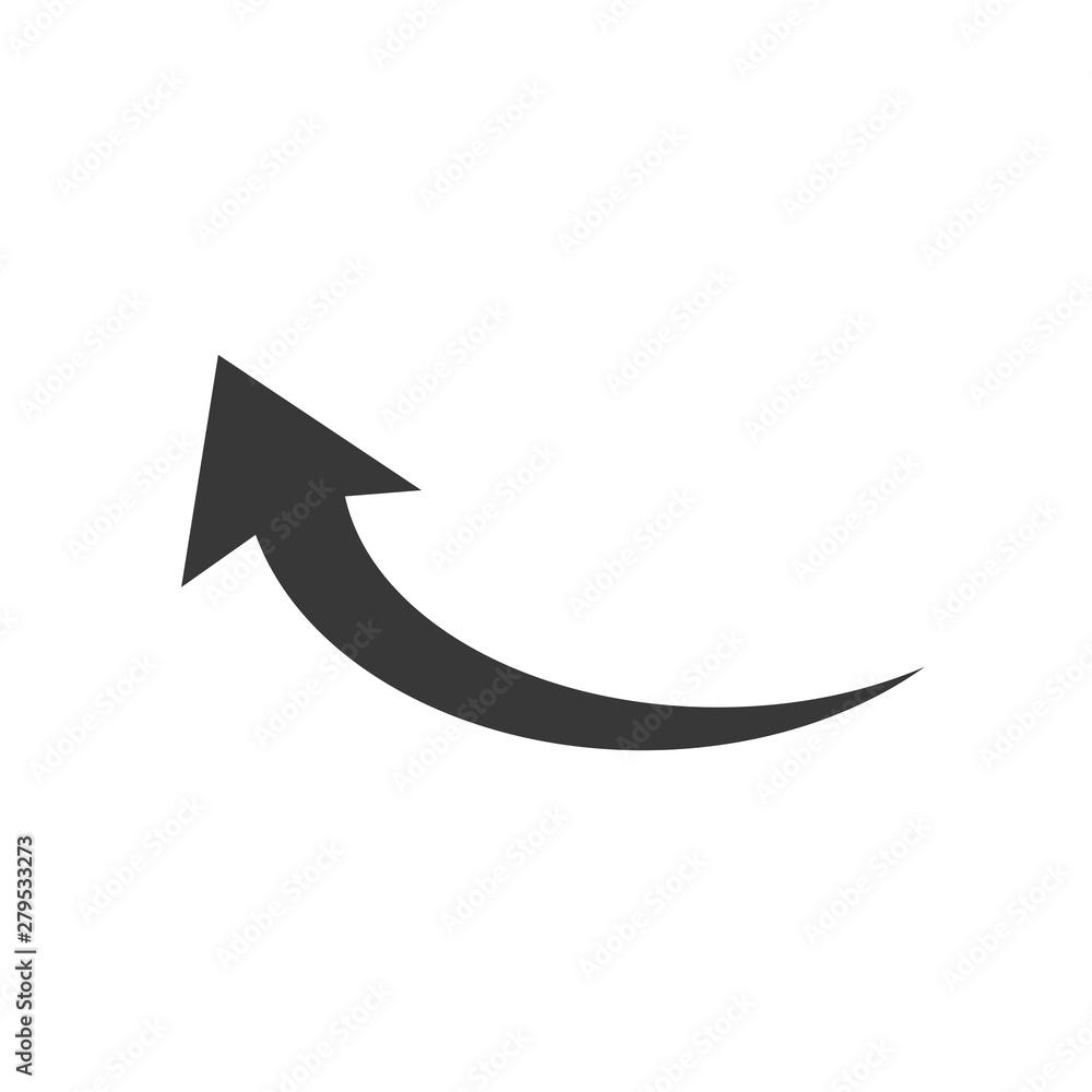 Arrow icon template color editable. Arrow symbol vector sign isolated ...