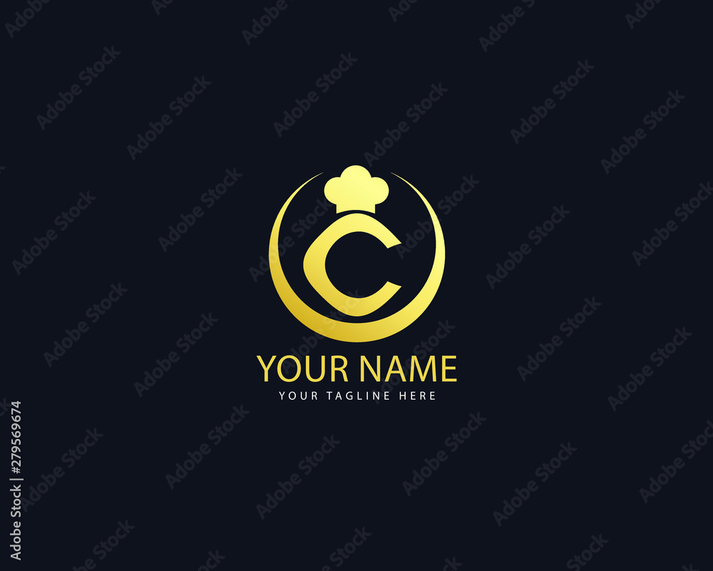Initial Letter C Modern and professional Restaurant Logo Template ...