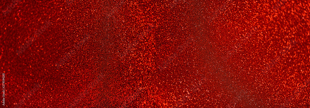 red abstract background close up texture. Shining bright red bokeh ...