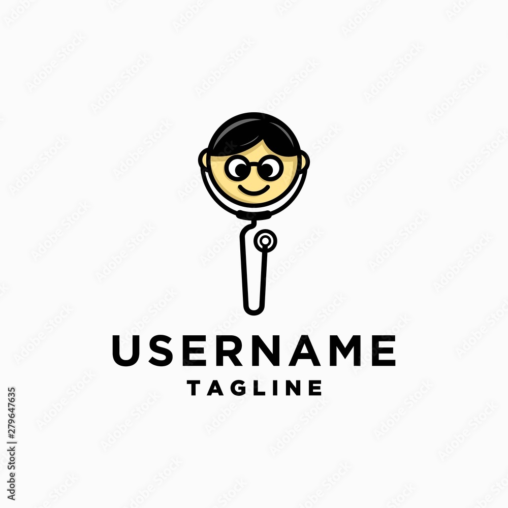 little doctor logo design inspiration . doctor kids logo design ...