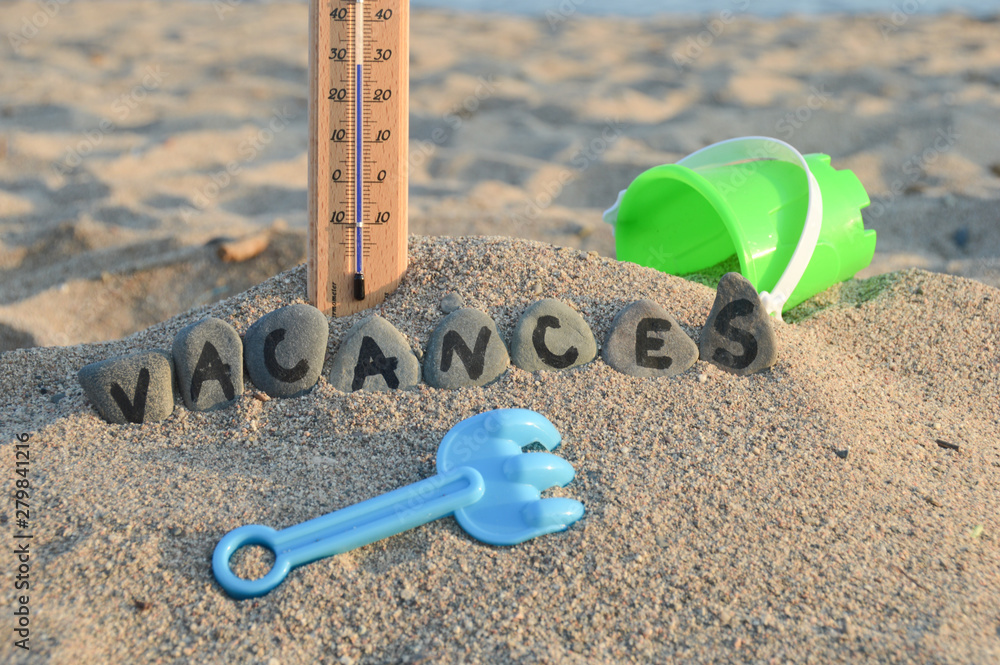 plage sable congés vacances jeux chaleur soleil Stock Photo | Adobe Stock