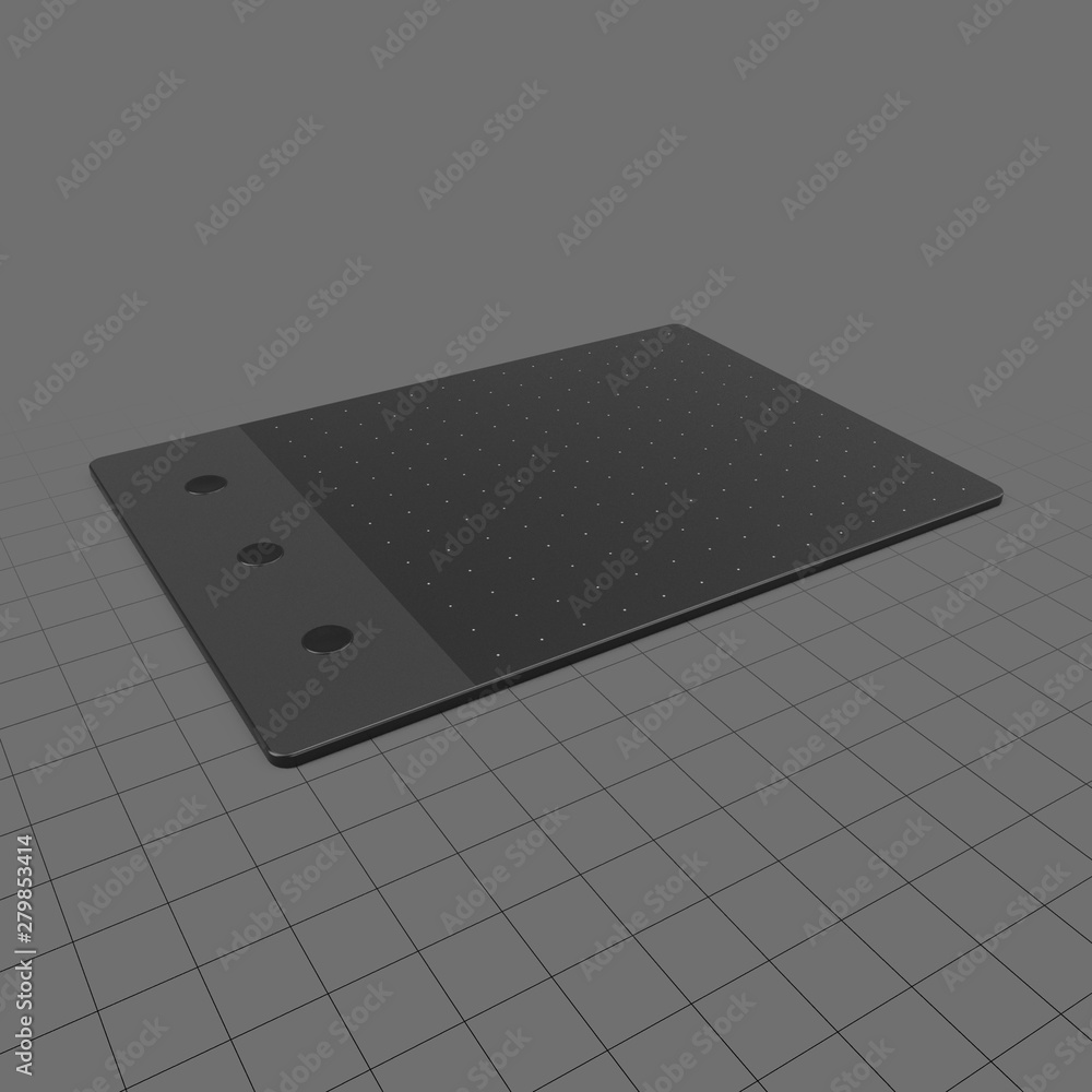 Digital drawing pad Stock 3D asset | Adobe Stock