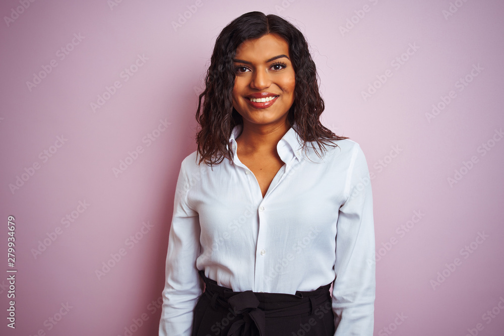 Beautiful Transsexual Transgender Elegant Businesswoman Over Isolated