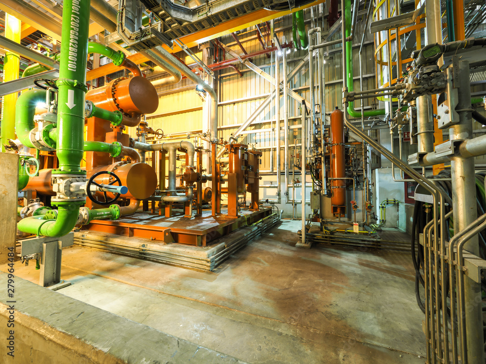 Fotografia do Stock: Lube oil system for apply industrial zone in ...