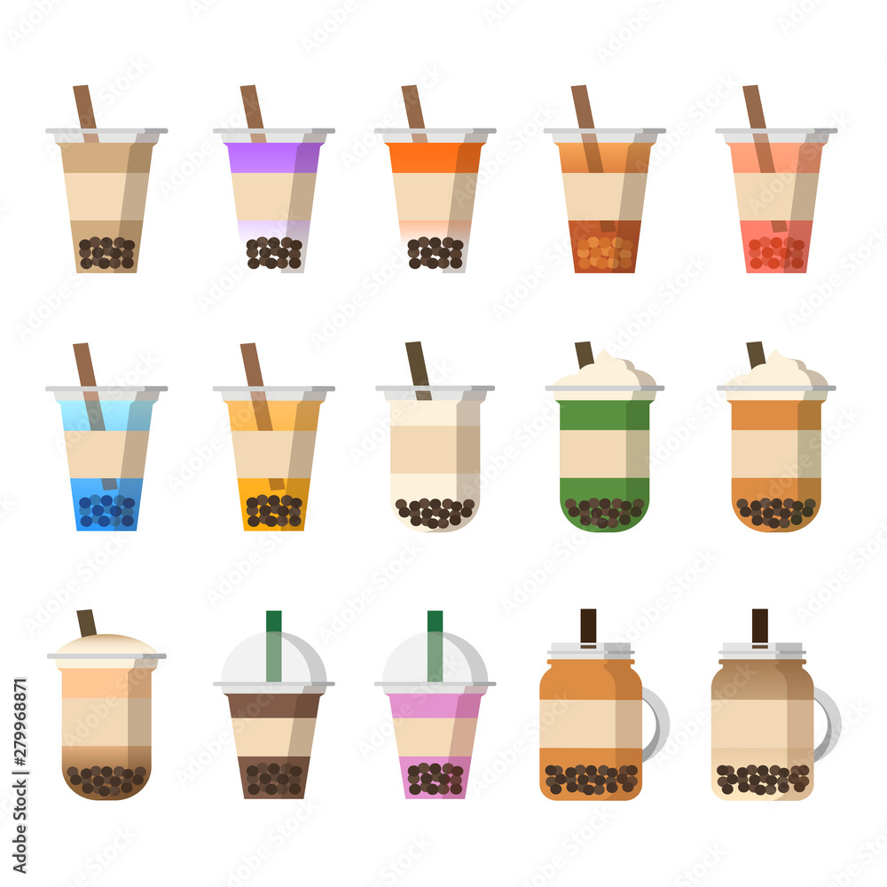 Pearl Milk Tea Vector
