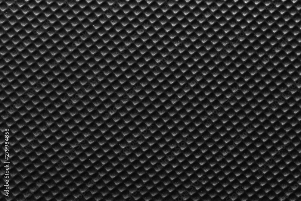 Surface of black plastic or black nylon texture background for design ...