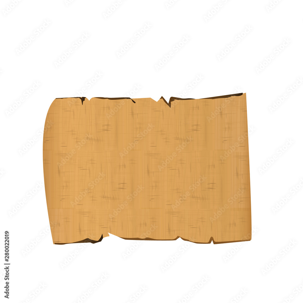 Ancient Egypt papyrus scroll cartoon vector illustration. Egyptian ...