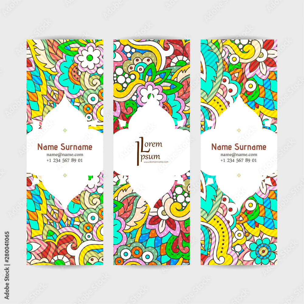 Doodle colorful template hand drawn for kids and play. Cartoon design ...