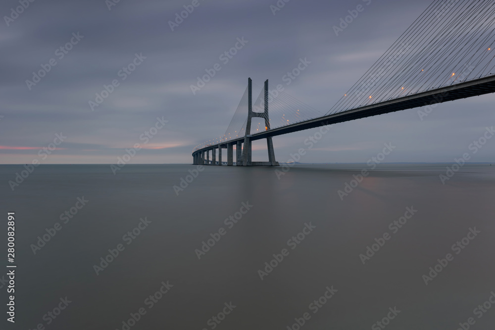 Urban landscape at sunrise. Lisbon is an amazing tourist destination ...